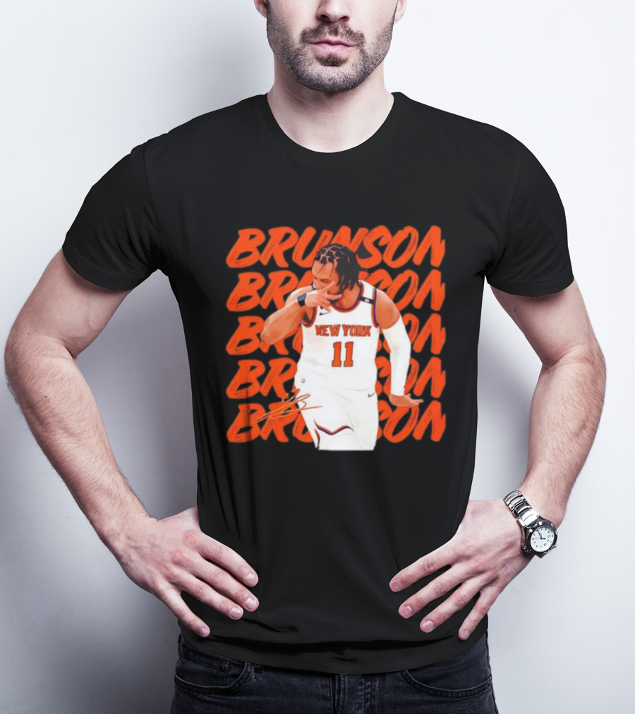 Brunson 11 New York Knicks Basketball Player T-Shirt