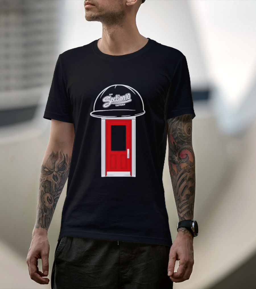 The Section 10 Tavern Red Door Boston Red Sox Fenway Park Baseball T-Shirt
