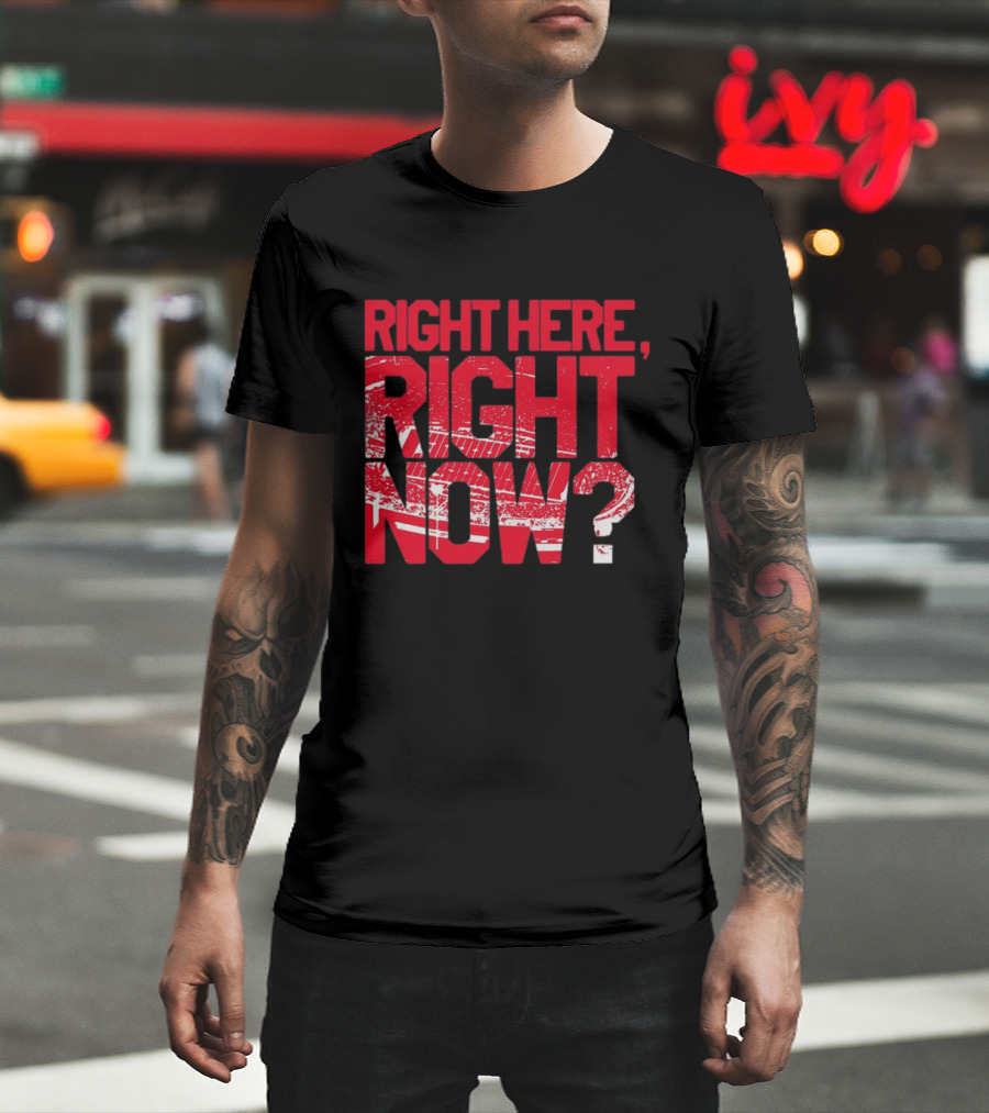 Buffalo Bills Right Here Right Now Where Else Would You Rather Be T-Shirt