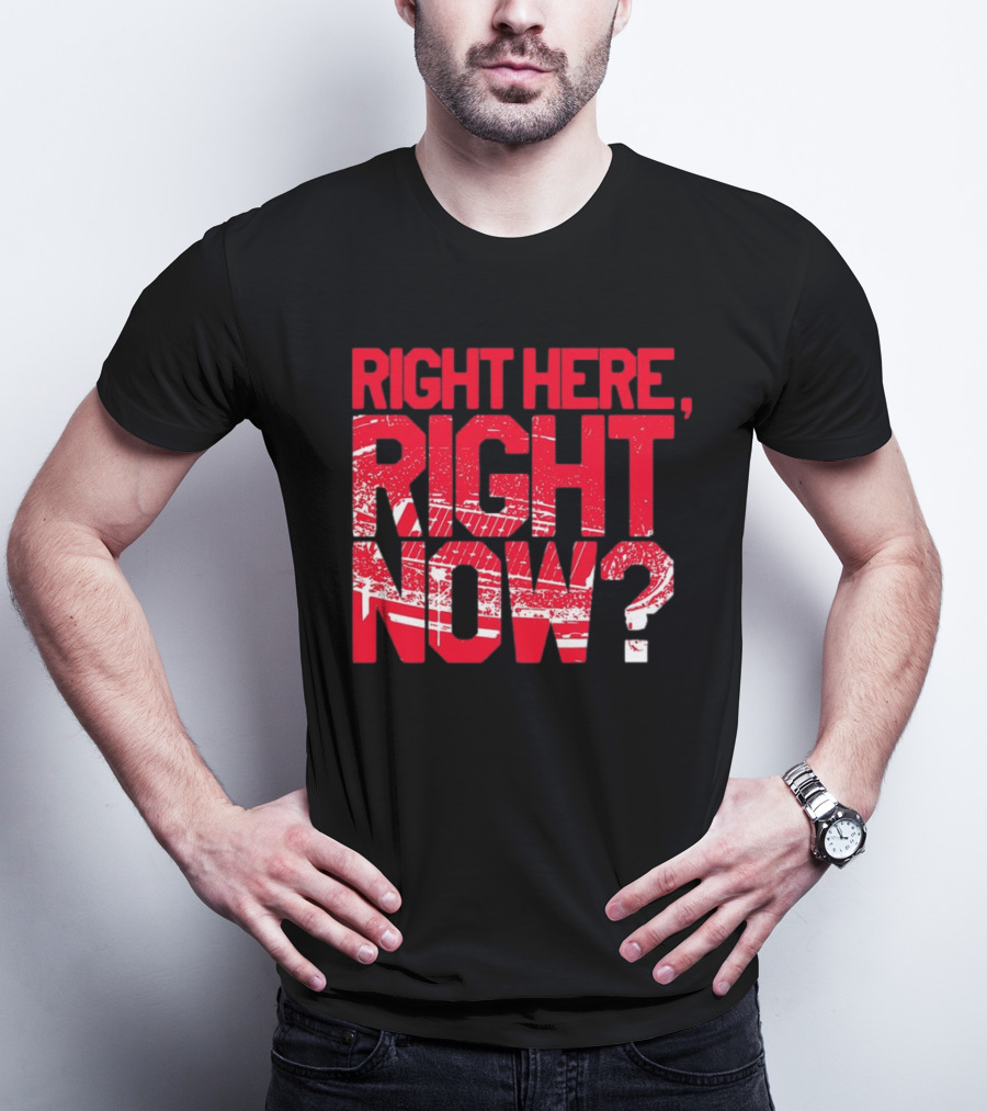 Buffalo Bills Right Here Right Now Where Else Would You Rather Be T-Shirt