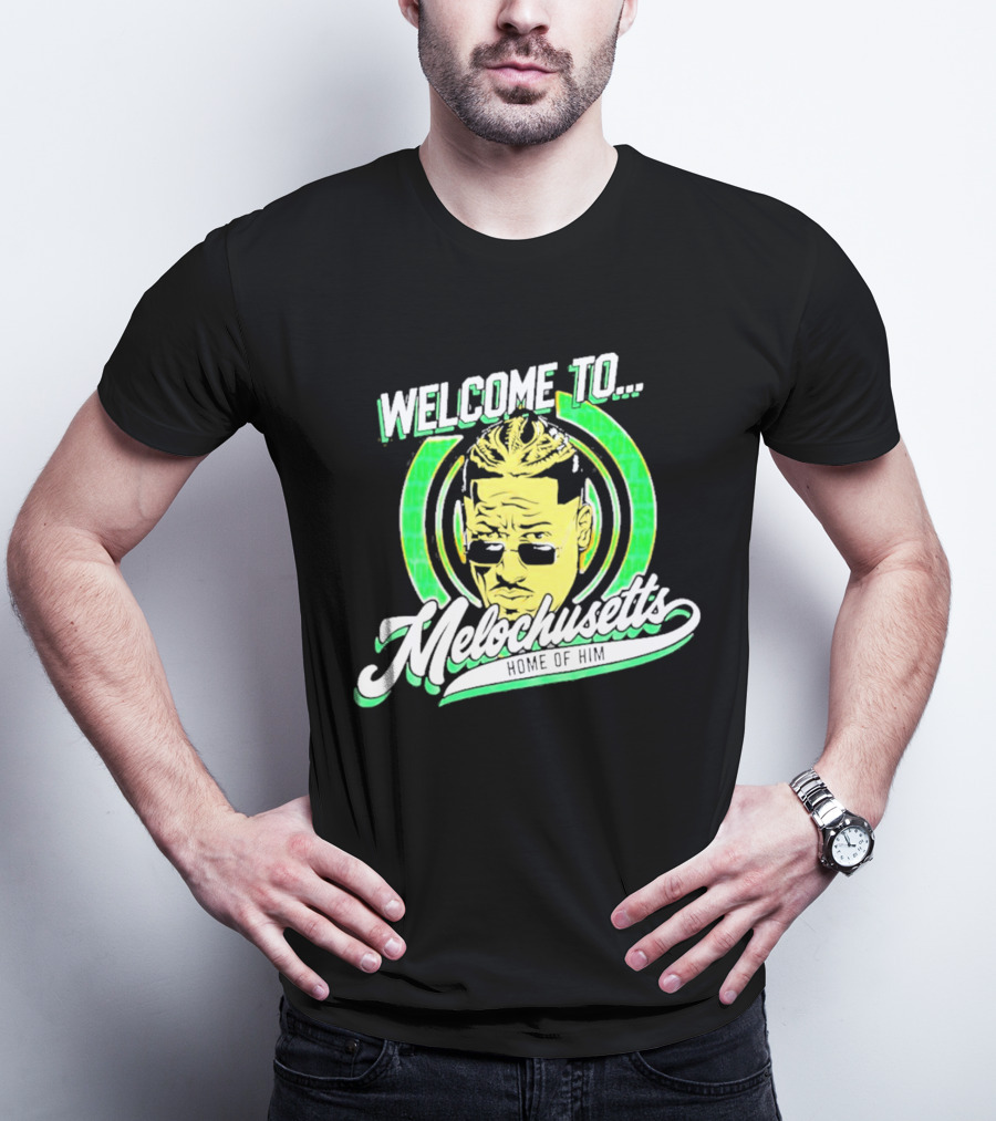 Carmelo Hayes Welcome To Melochusetts Home Of Him Massachusetts T-Shirt