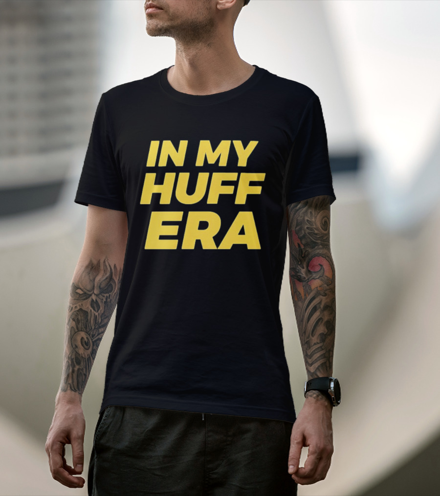In My Huff Era Trendy Bold Yellow Text Fashion T-Shirt