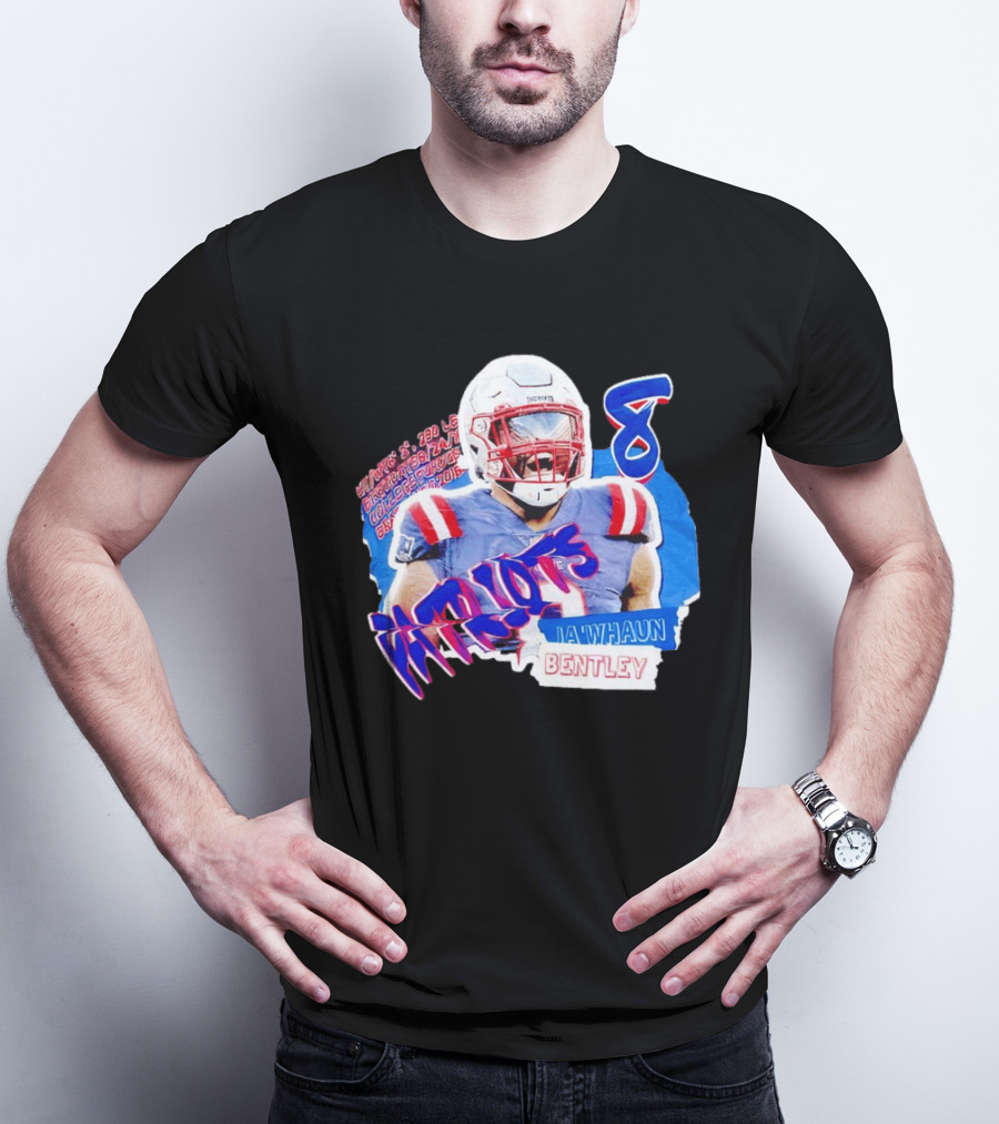 Patriots Ja'whaun Bentley New England 8 Football Superstars T-Shirt