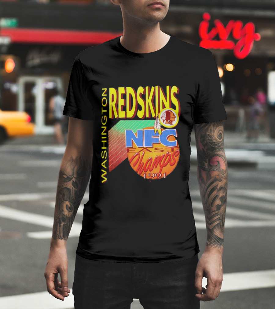 Washington Redskins NFC East Champs 1991 T-Shirt