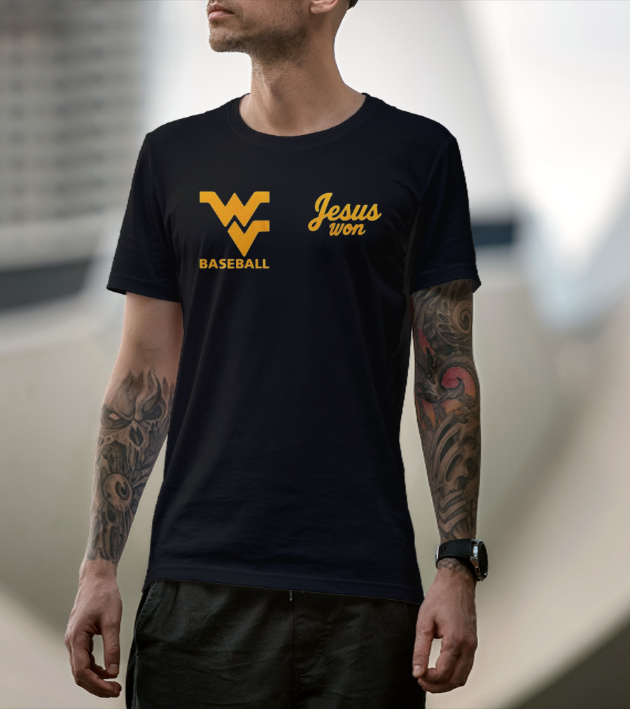 WV Baseball Jesus Won T-Shirt