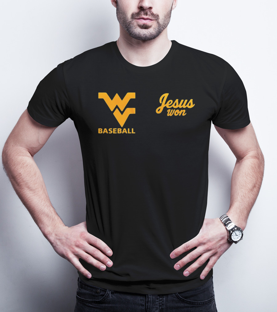 WV Baseball Jesus Won T-Shirt