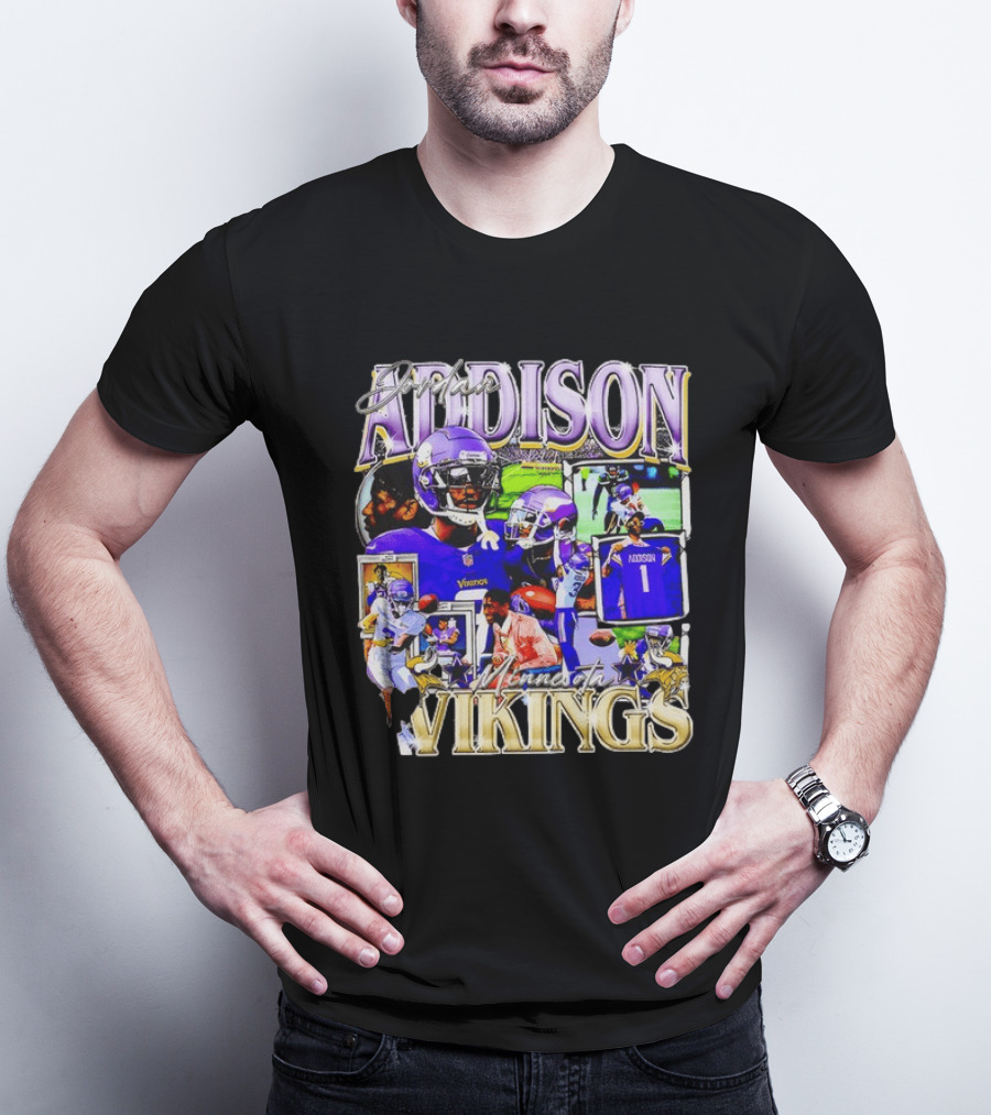 Jordan Addison Minnesota Vikings Stars And Highlights T-Shirt