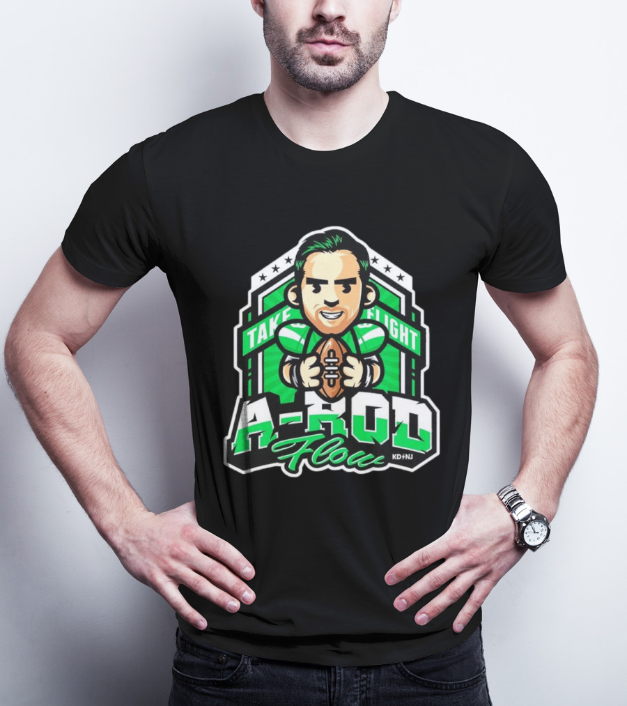 New York Jets Aaron Rodgers Take Flight A Rod Flow T-Shirt
