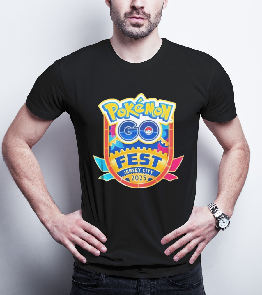 Pokémon Go Fest 2025 Jersey City Event T-Shirt