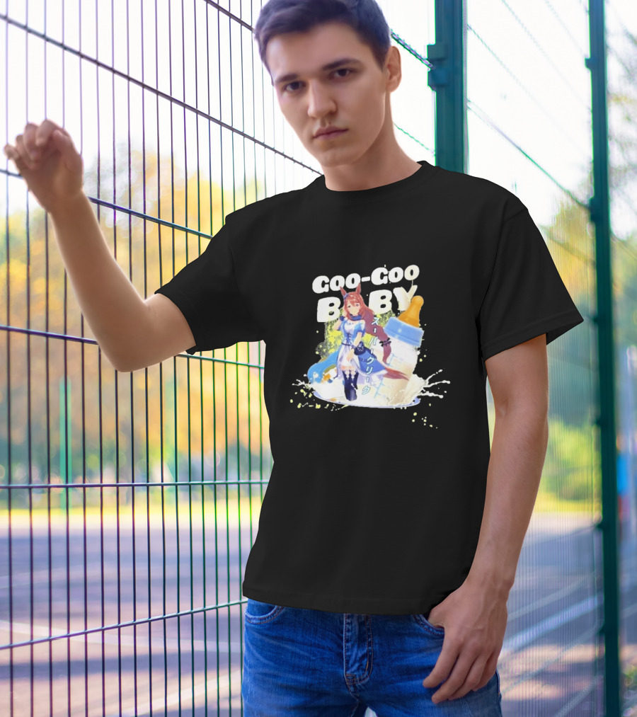 Goo Goo Baby Super Creek Uma Musume Pretty Derby Milk Bottle T-Shirt