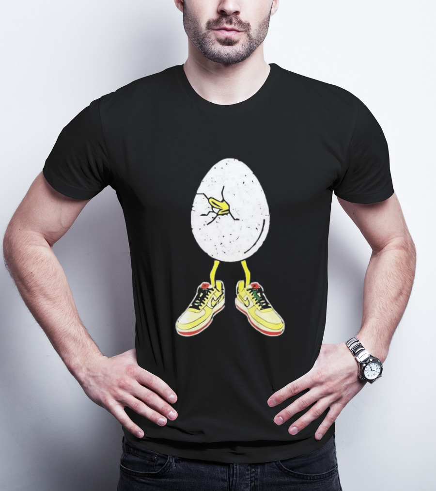 Oregon Football Fit For Flight Go Ducks Egg Cracked Sneakers Retro Nike T-Shirt