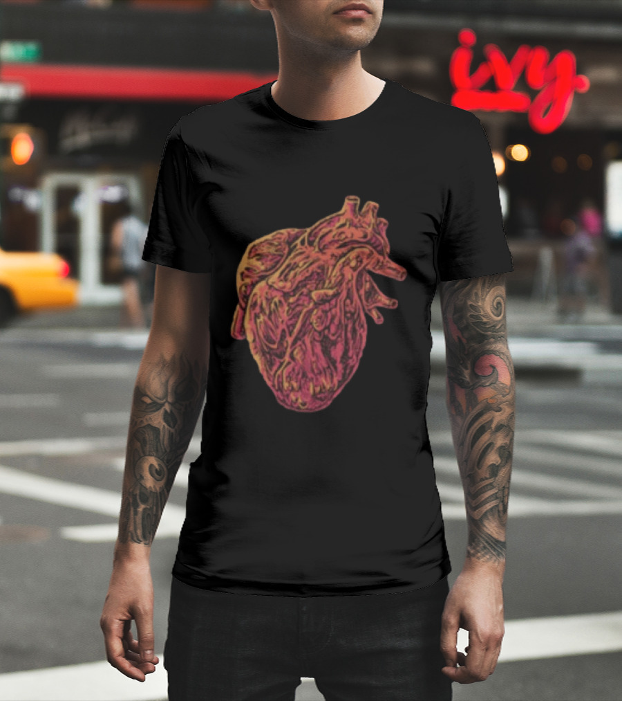 Rise Records The Acacia Strain Gravebloom Black Anatomical Heart T-Shirt