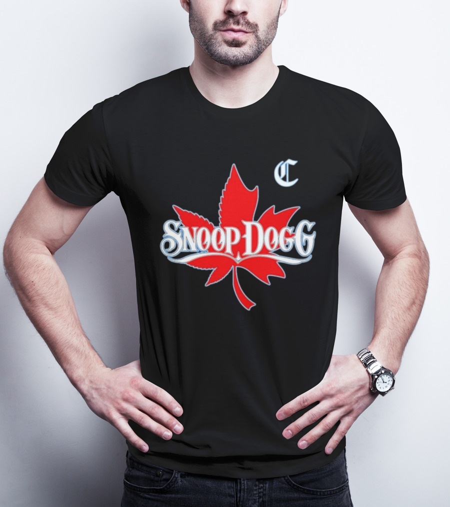Snoop Dogg 2024 Cali To Canada Tour Schedule Date List Red Maple Leaf T-Shirt