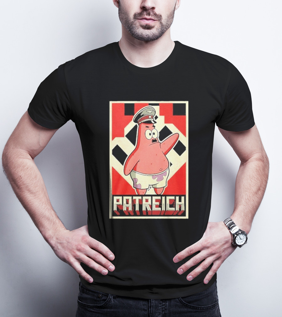 Sponge Patrick Hitler Star T-Shirt