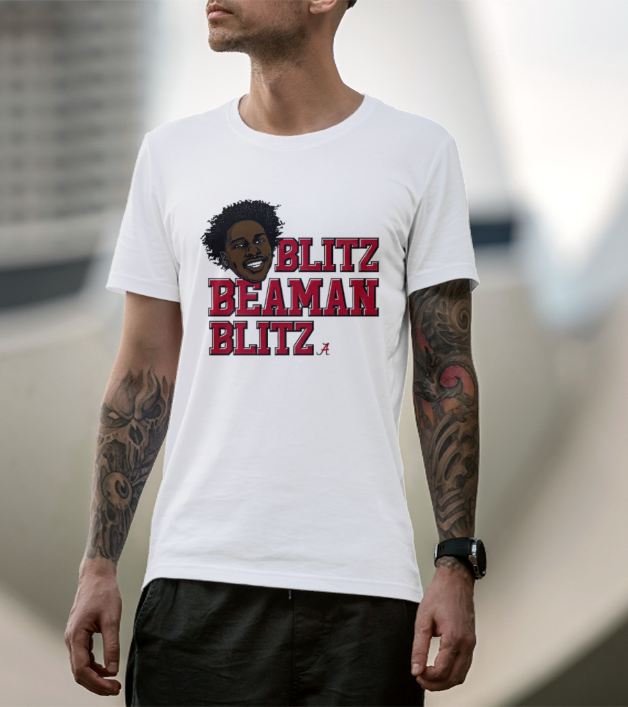 Alabama Crimson Tide Blitz Beaman Blitz Jeremiah Beaman T-Shirt