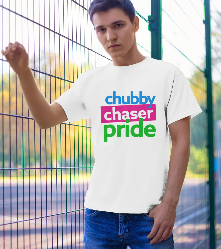 Chubby Chaser Pride Colorful T-Shirt