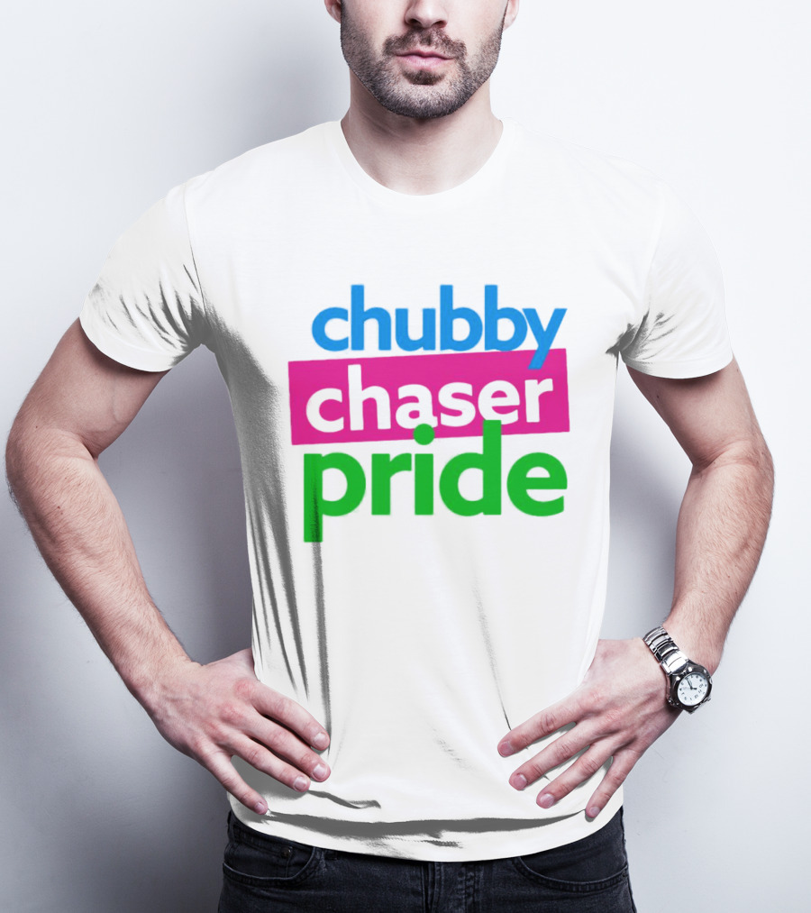 Chubby Chaser Pride Colorful T-Shirt