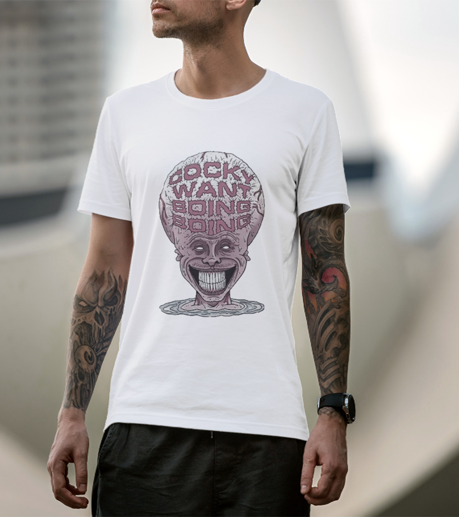 Cocky Want Boing Boing Meme Brain T-Shirt