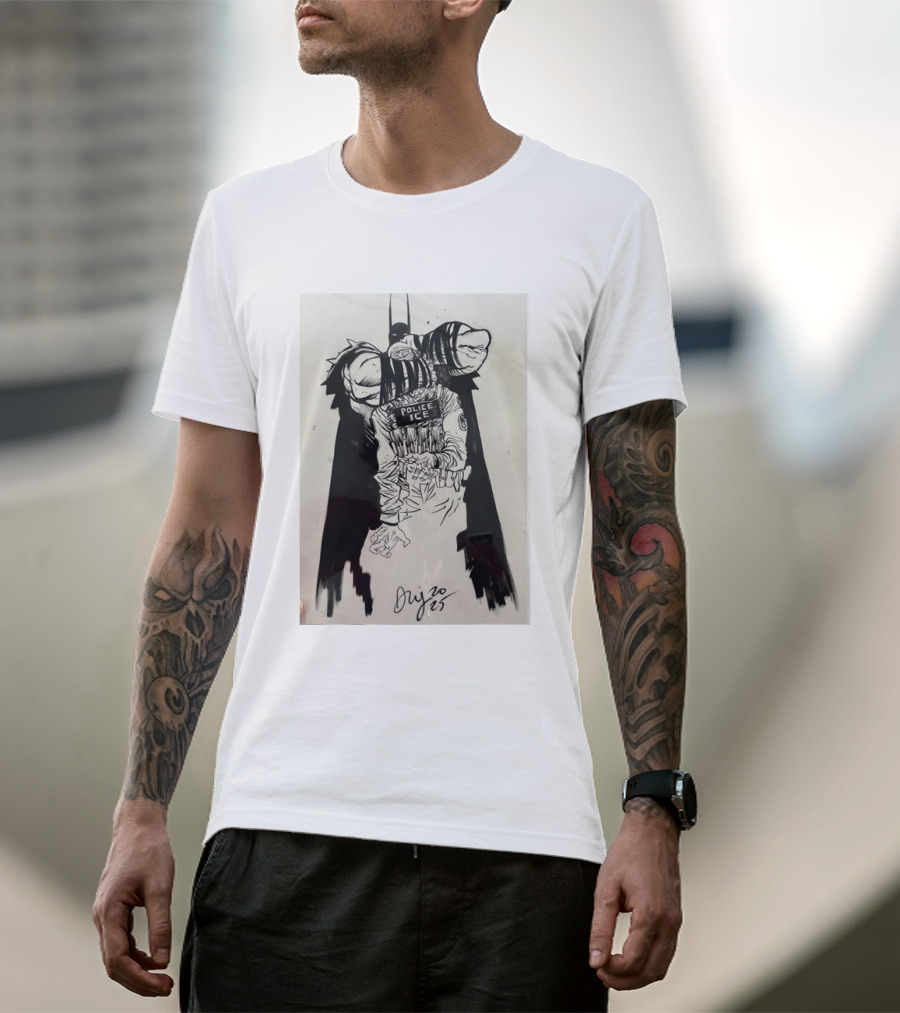 Awesome Absolute Batman Police ICE Daniel Warren Johnson DC Comics 2025 T-Shirt