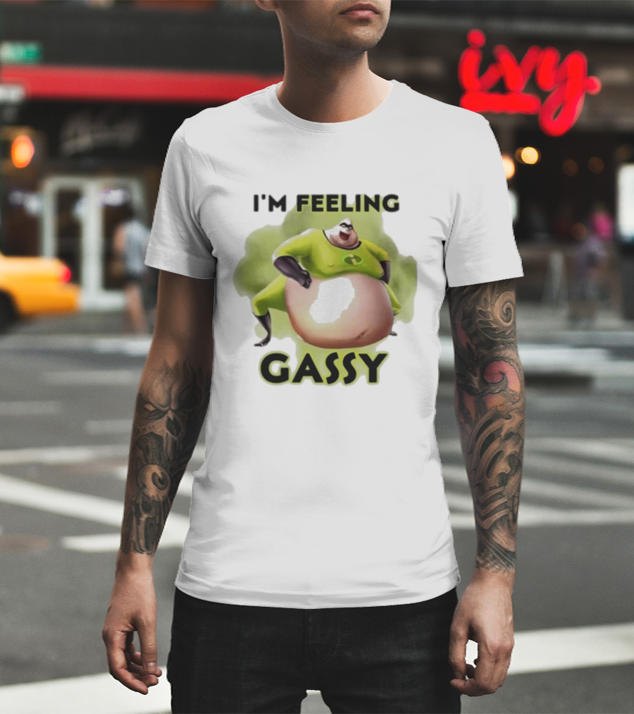 I'm Feeling Gassy Superhero Parody 2025 T-Shirt