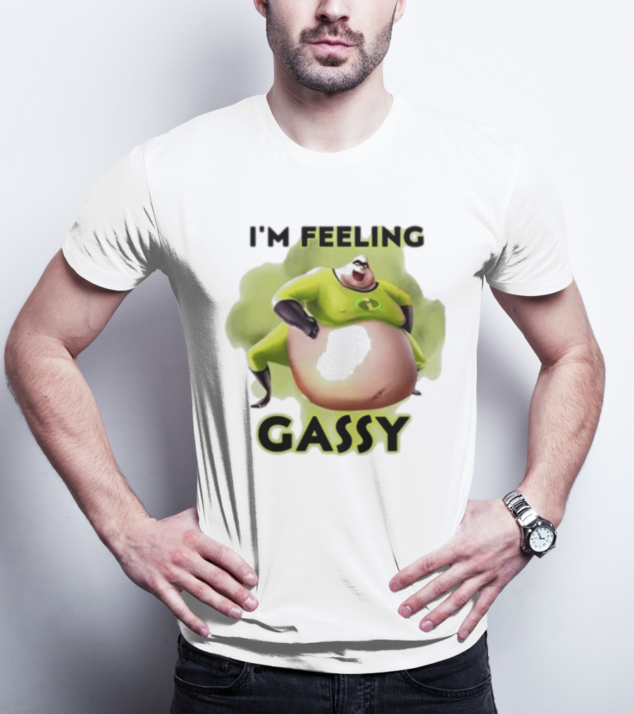 I'm Feeling Gassy Superhero Parody 2025 T-Shirt