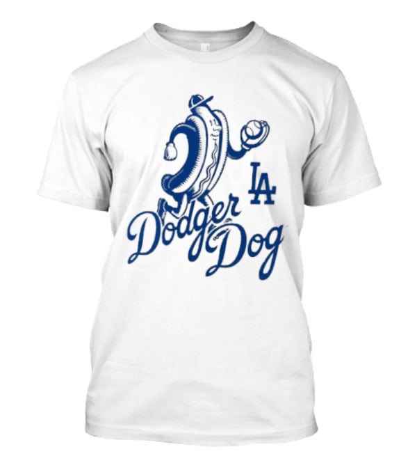 Dodger Dog LA Dodgers Hot Dog Baseball T-Shirt