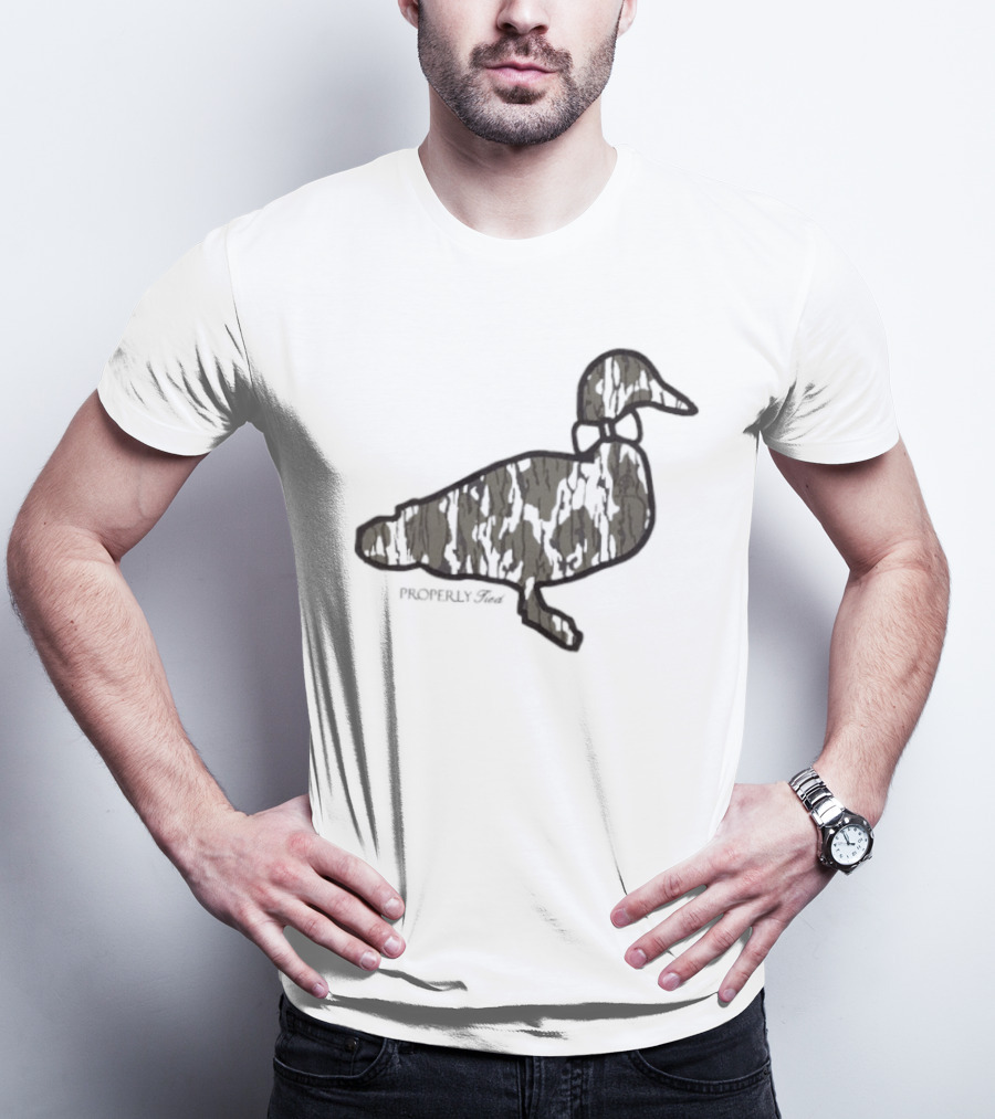 Duck Silhouette Camo Wildlife T-Shirt