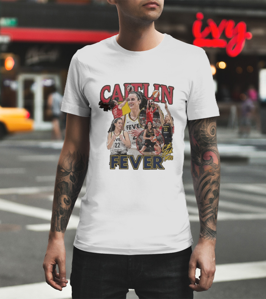 Caitlin Clark 22 Indiana Fever WNBPA T-Shirt