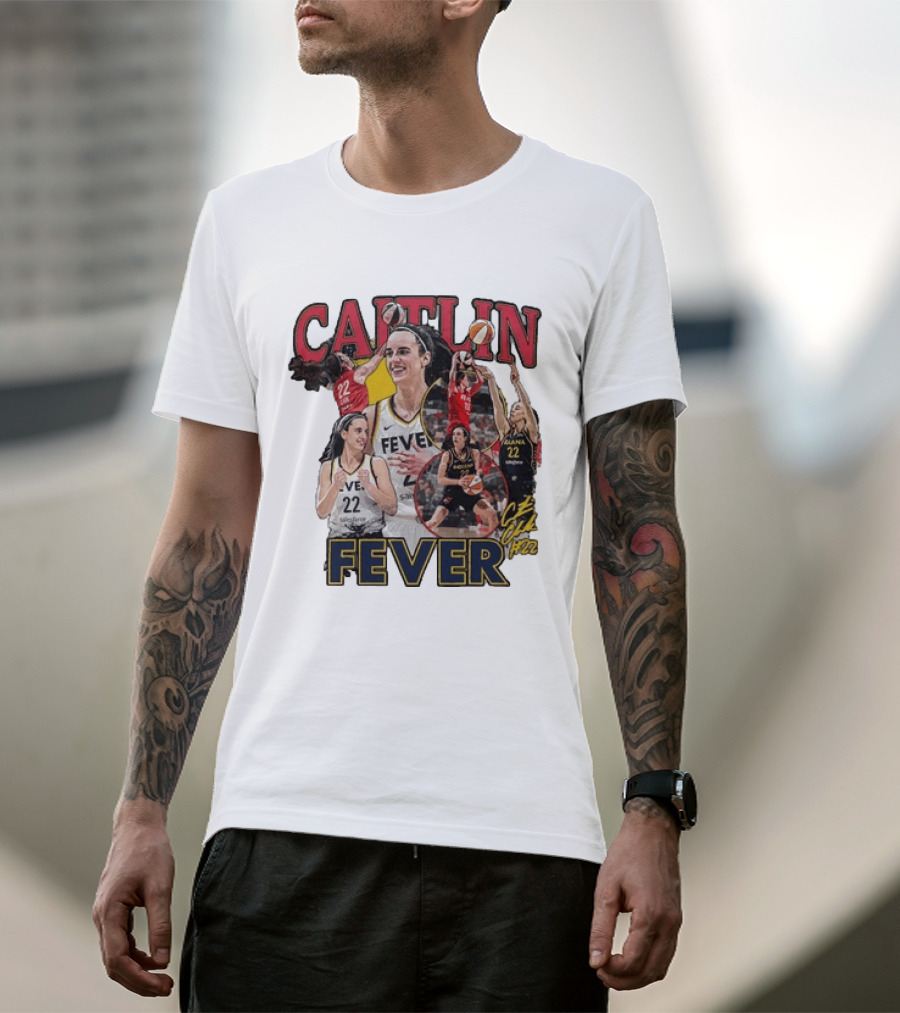 Caitlin Clark 22 Indiana Fever WNBPA T-Shirt