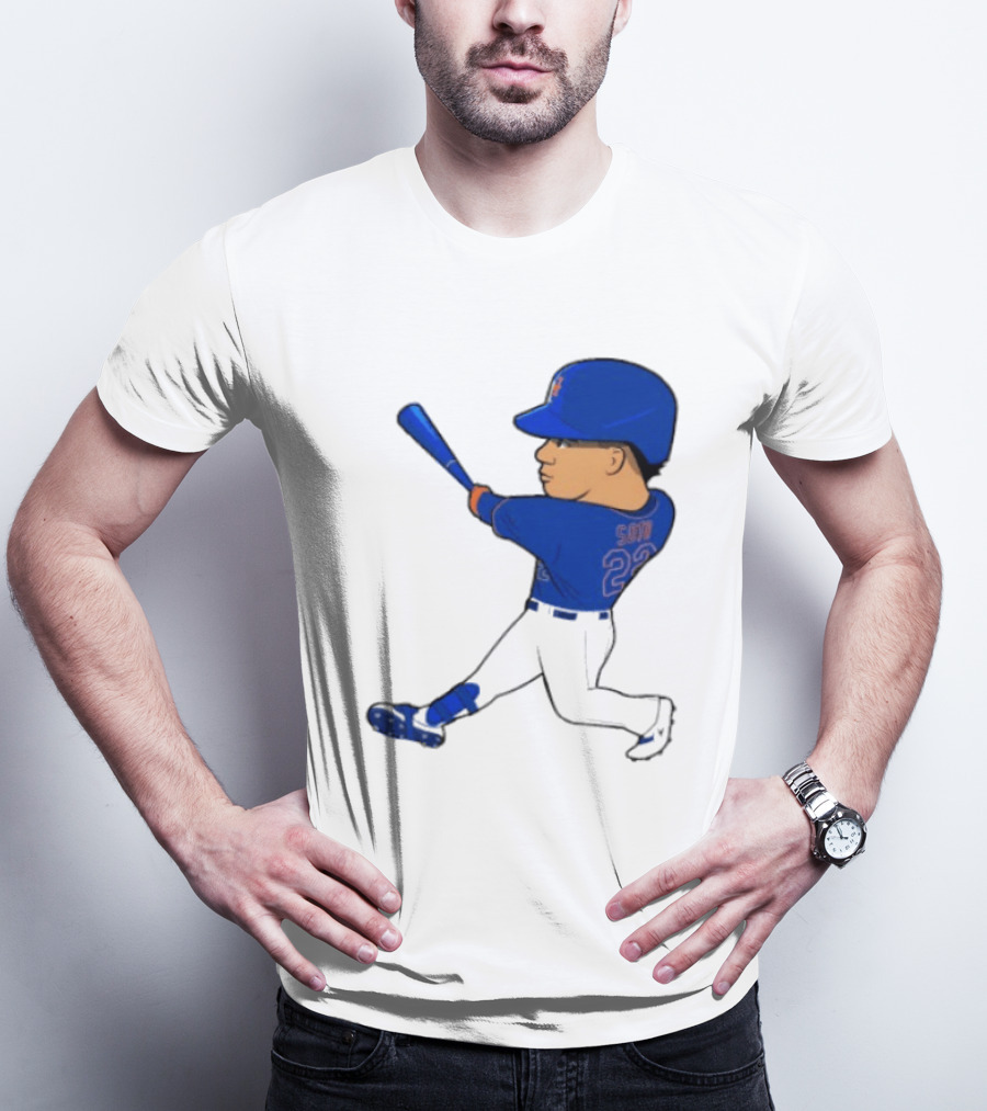 Juan Soto 22 Mets Baseball Swing LGM T-Shirt
