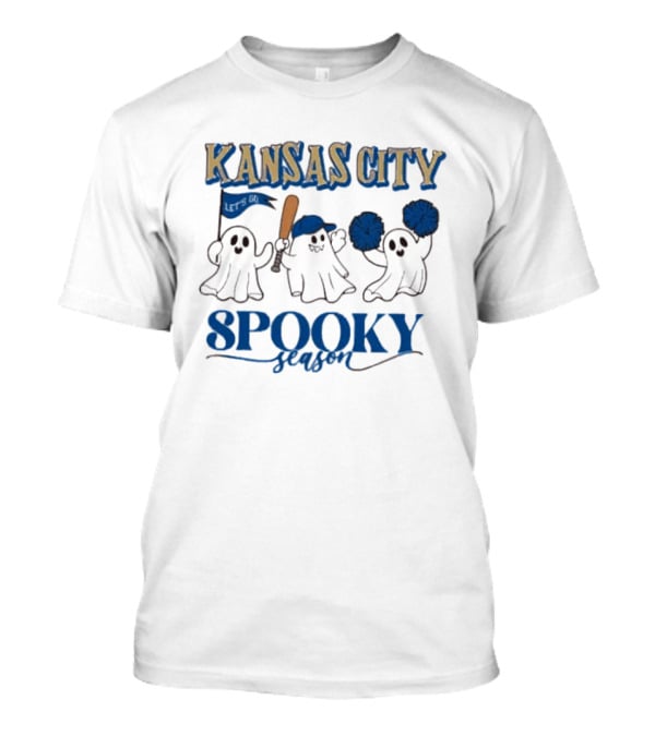 Kansas City Royals Spooky Season Ghosts Baseball Halloween T-Shirt