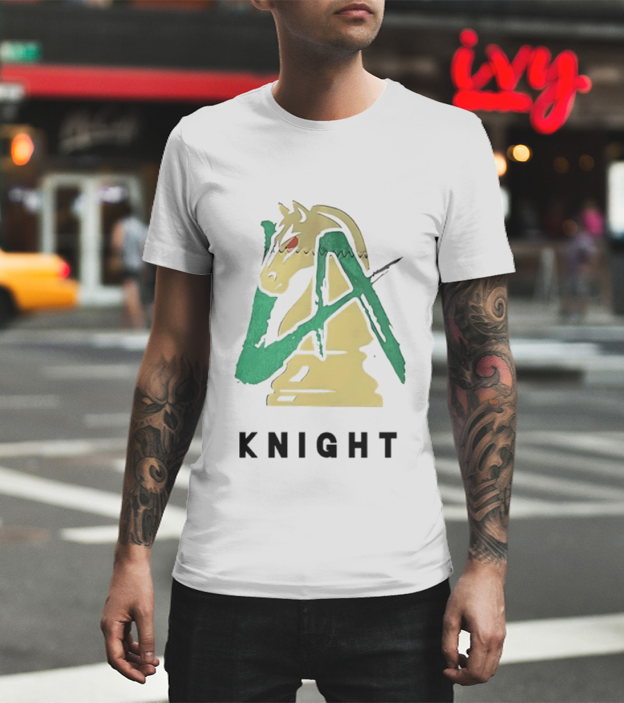 LA Knight WWE Horse Knight Chess Piece T-Shirt