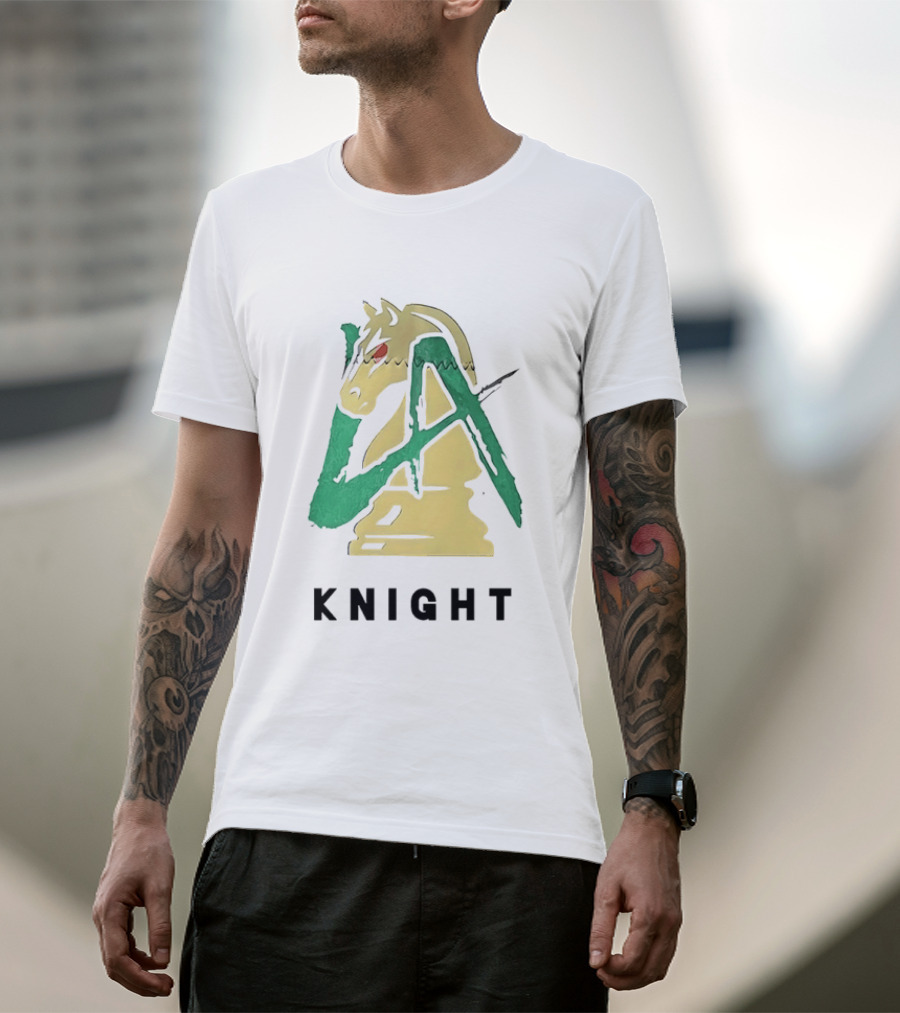 LA Knight WWE Horse Knight Chess Piece T-Shirt