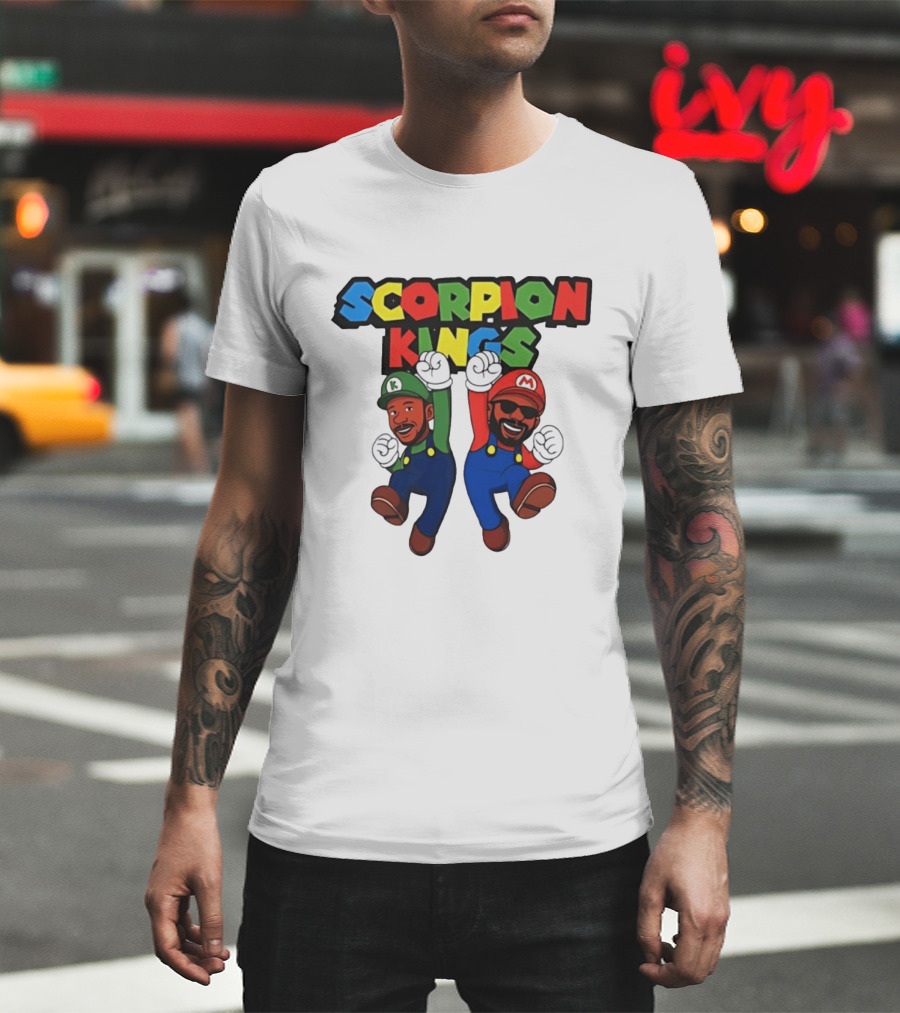 Scorpion Kings Kabza De Small And DJ Maphorisa Mario T-Shirt