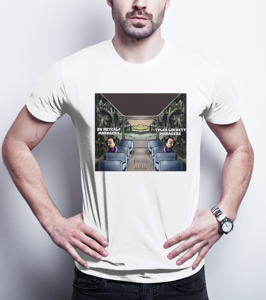 DK Metcalf Managers Tyler Lockett Managers Sad Meme Seattle Seahawks T-Shirt