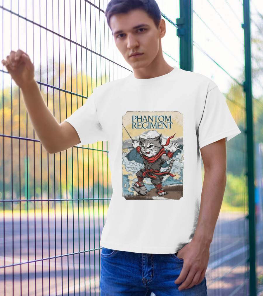 Original Phantom Regiment Conductor Cat Ninja T-Shirt