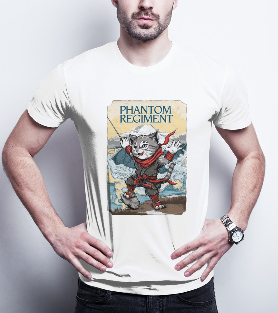 Original Phantom Regiment Conductor Cat Ninja T-Shirt