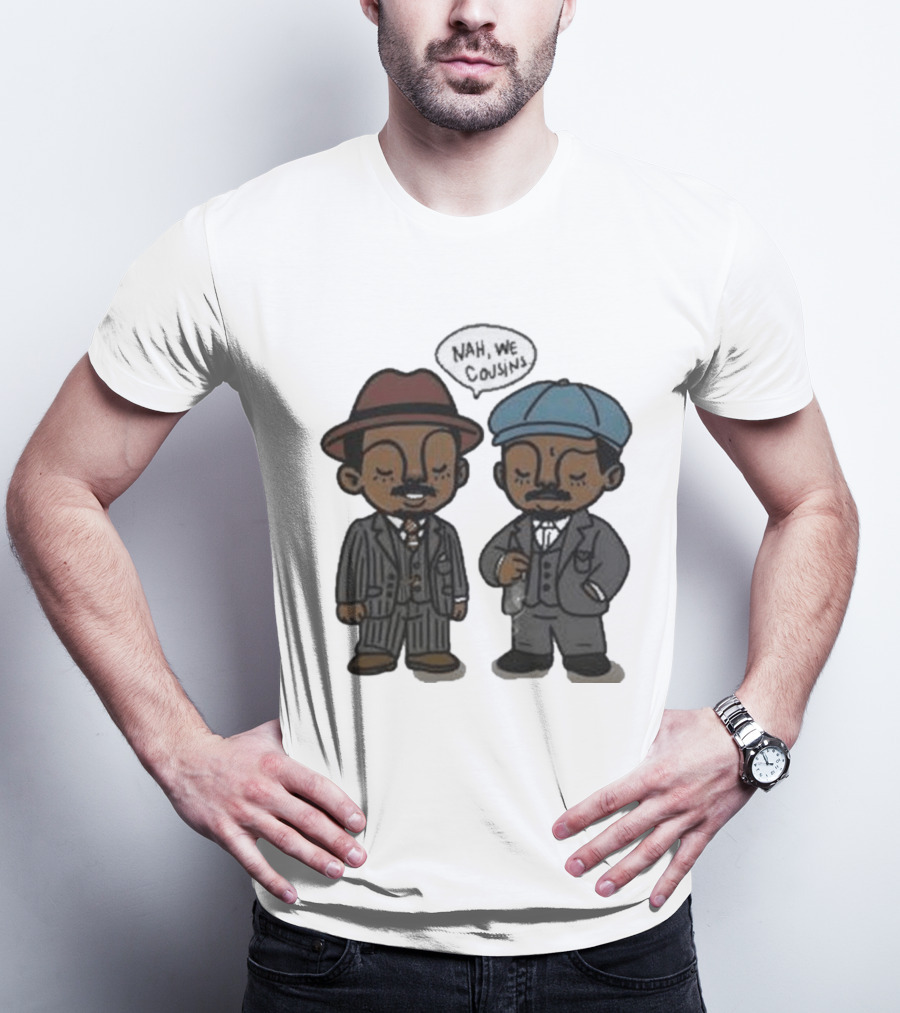 Original Sinners Nah We Cousins 2025 Two Characters In Suits T-Shirt