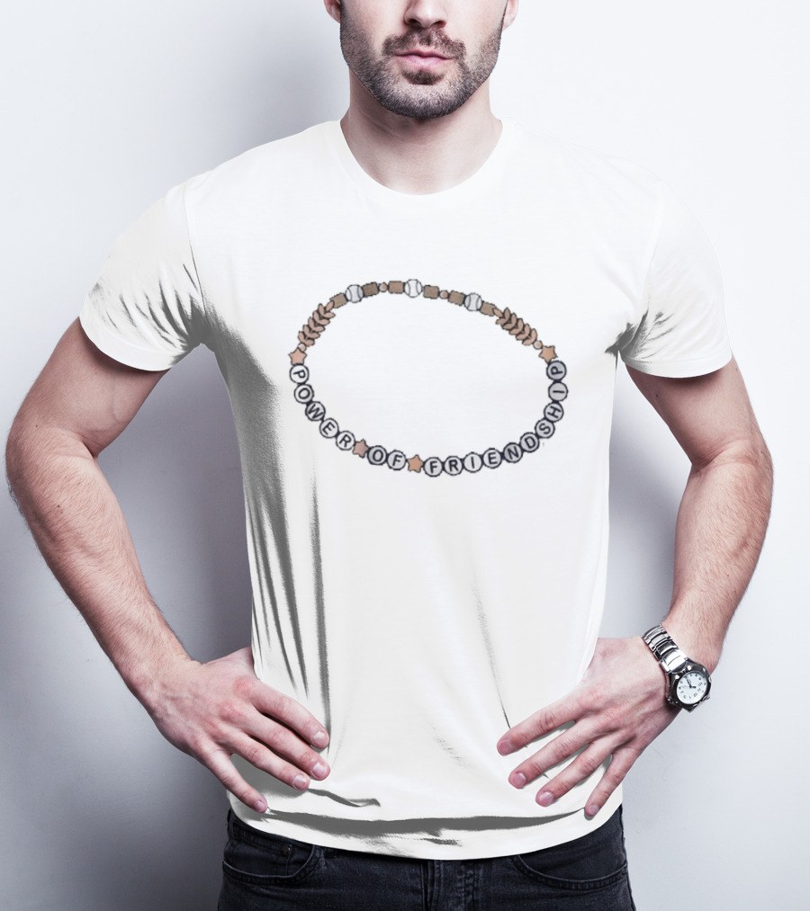Milwaukee Brewers The Power Of Friendship Baseball Bracelet T-Shirt