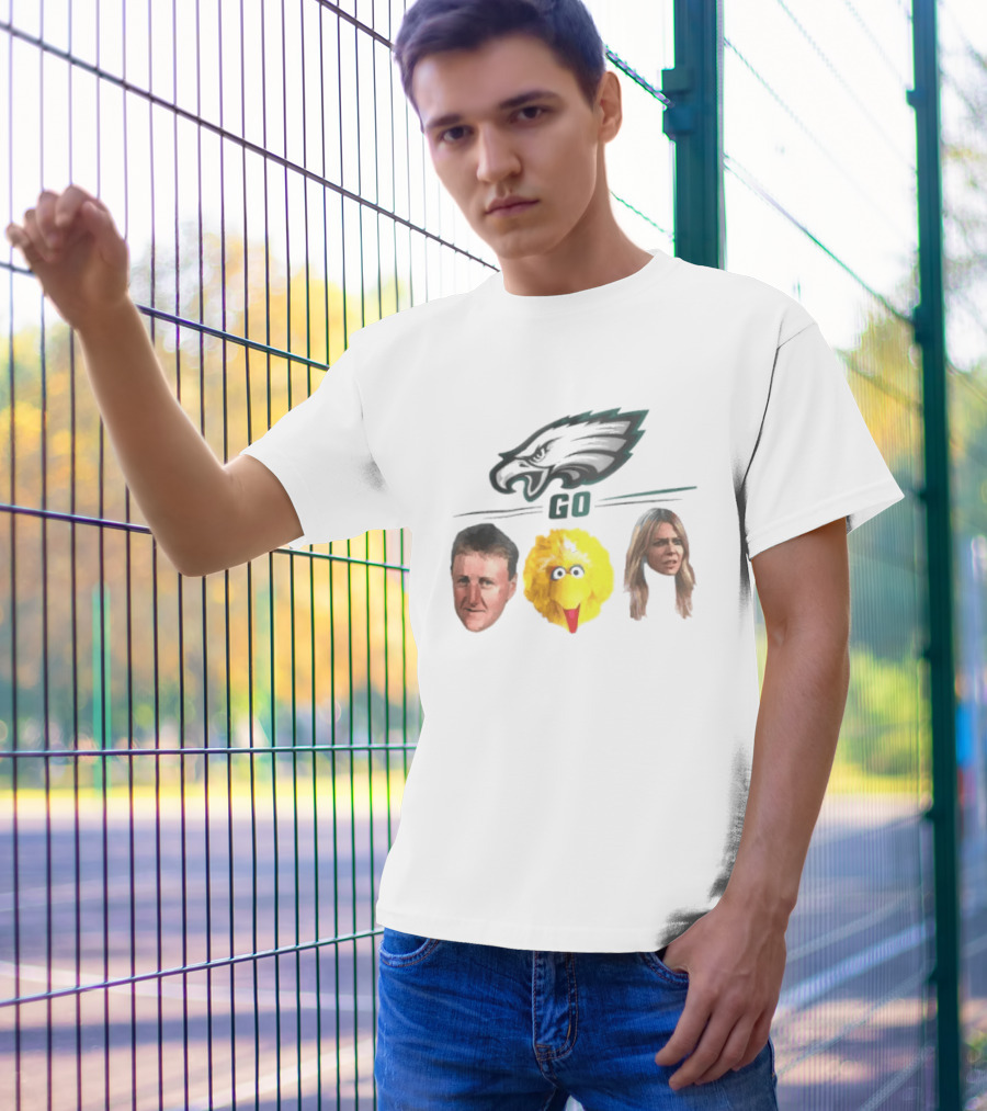 Philadelphia Eagles Go Birds Larry Bird Big Bird The Bird T-Shirt