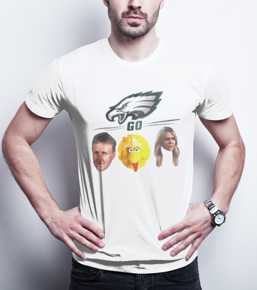 Philadelphia Eagles Go Birds Larry Bird Big Bird The Bird T-Shirt