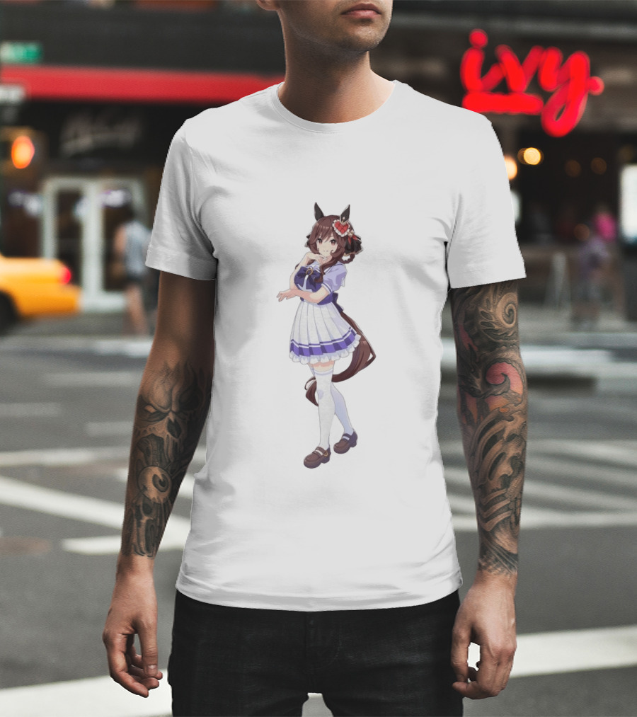 Top Gentildonna Uma Musume Pretty Derby Anime Character Cosplay Outfit T-Shirt
