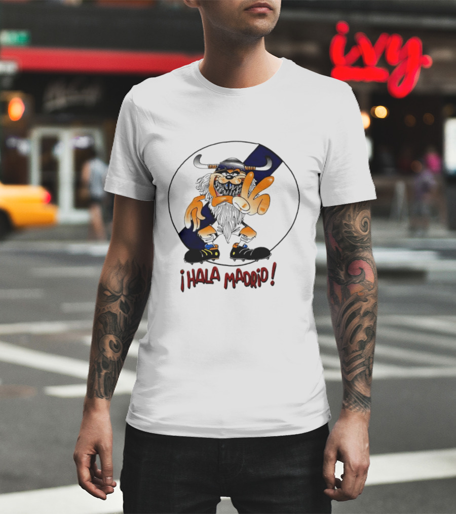 Viking Hala Madrid Real Madrid Club De Futbol Fan T-Shirt