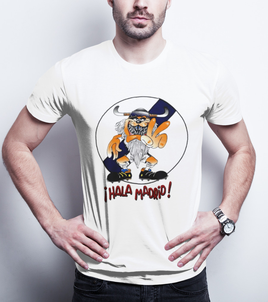 Viking Hala Madrid Real Madrid Club De Futbol Fan T-Shirt
