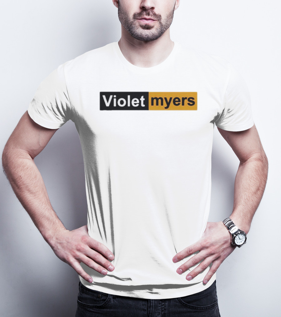 Violet Myers Black And Orange T-Shirt