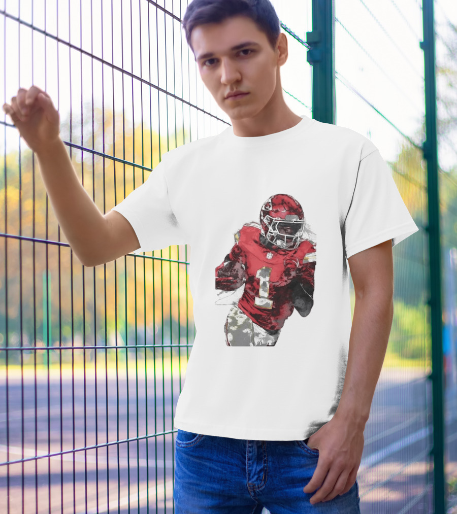 Kansas City Chiefs Xavier Worthy Football Player Number One T-Shirt
