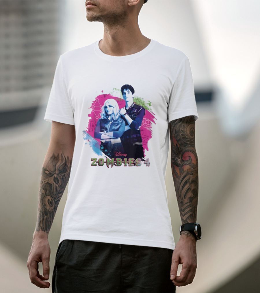 Zed And Addison Disney Zombies 4 Dawn Of The Vampires Movie T-Shirt