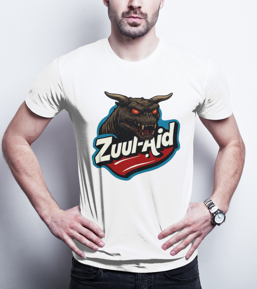 Zuul Aid Ghostbusters Demon Red Eyes Monster T-Shirt