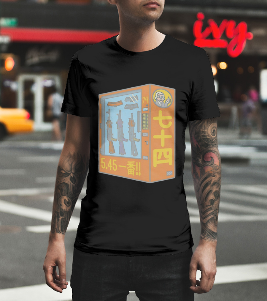 Vending Machine 74 Seven Four 5.45 Ichiban T-Shirt