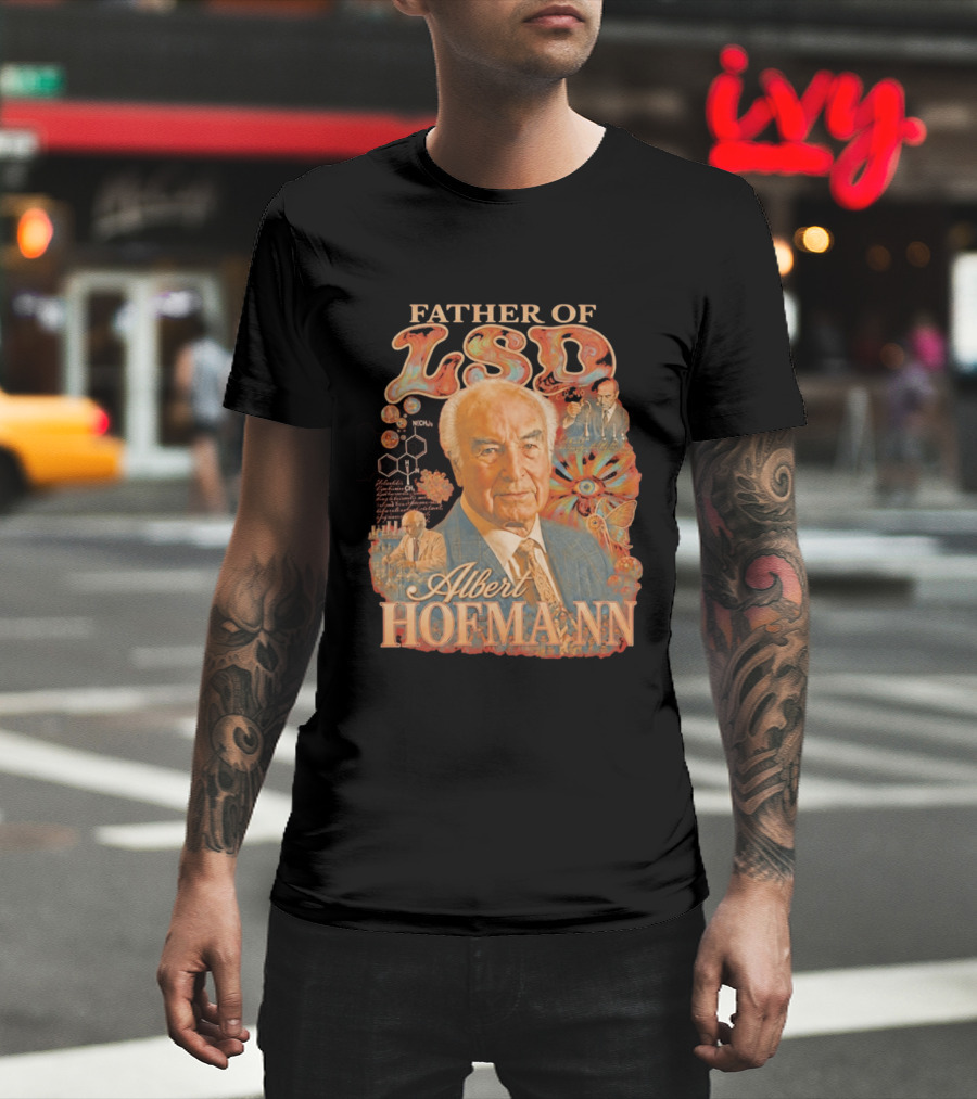 Father Of LSD Albert Hofmann Psychedelic T-Shirt